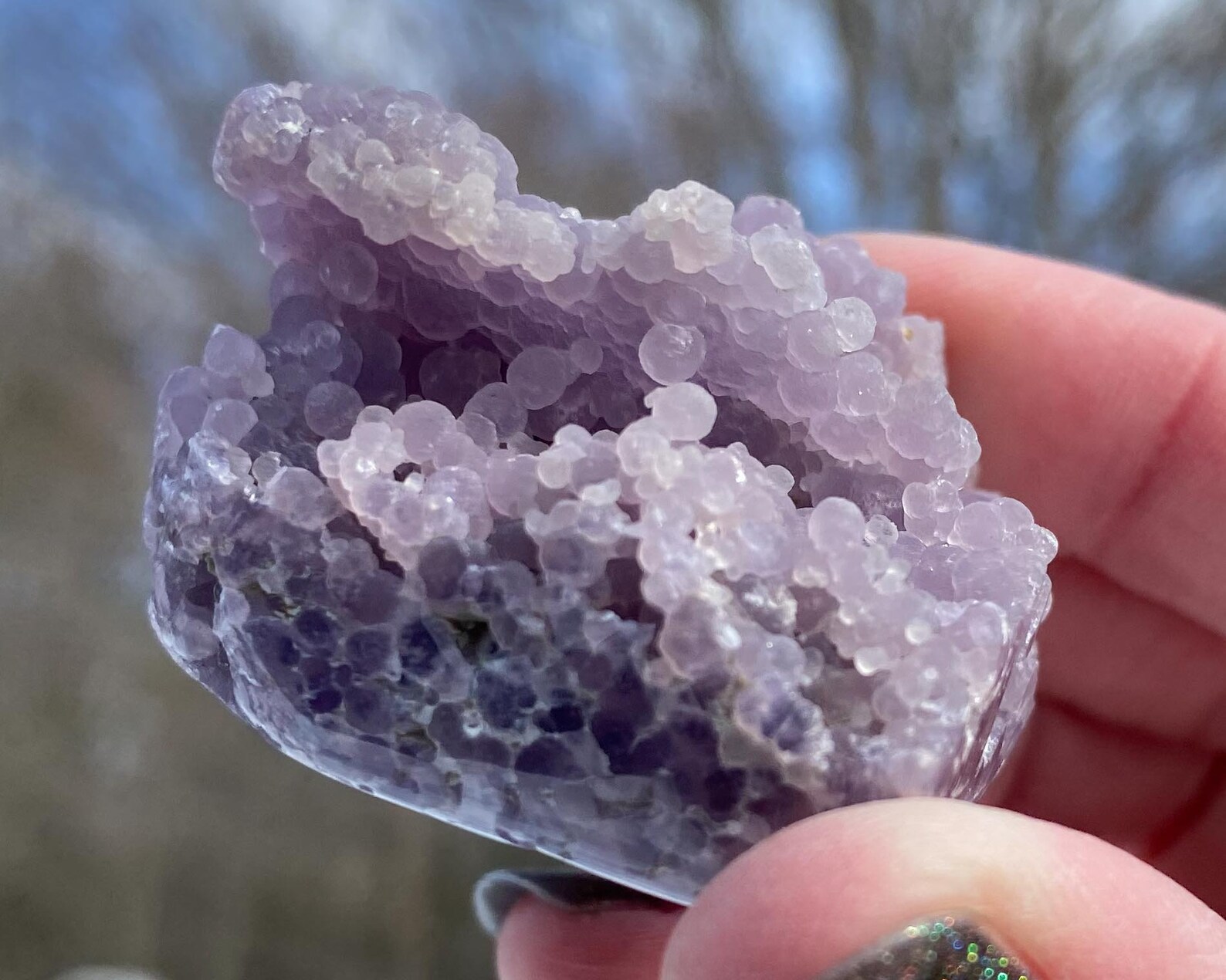 1.7 Sparkly Grape Agate Heart Polished Grape Agate - Etsy