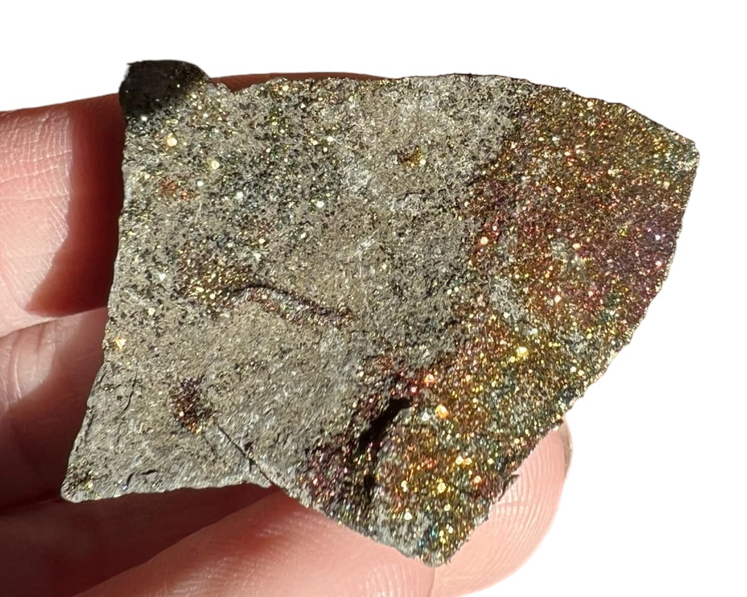 Rainbow Pyrite Druzy in Septaria From Volga River, Ulyanovsk Area ...