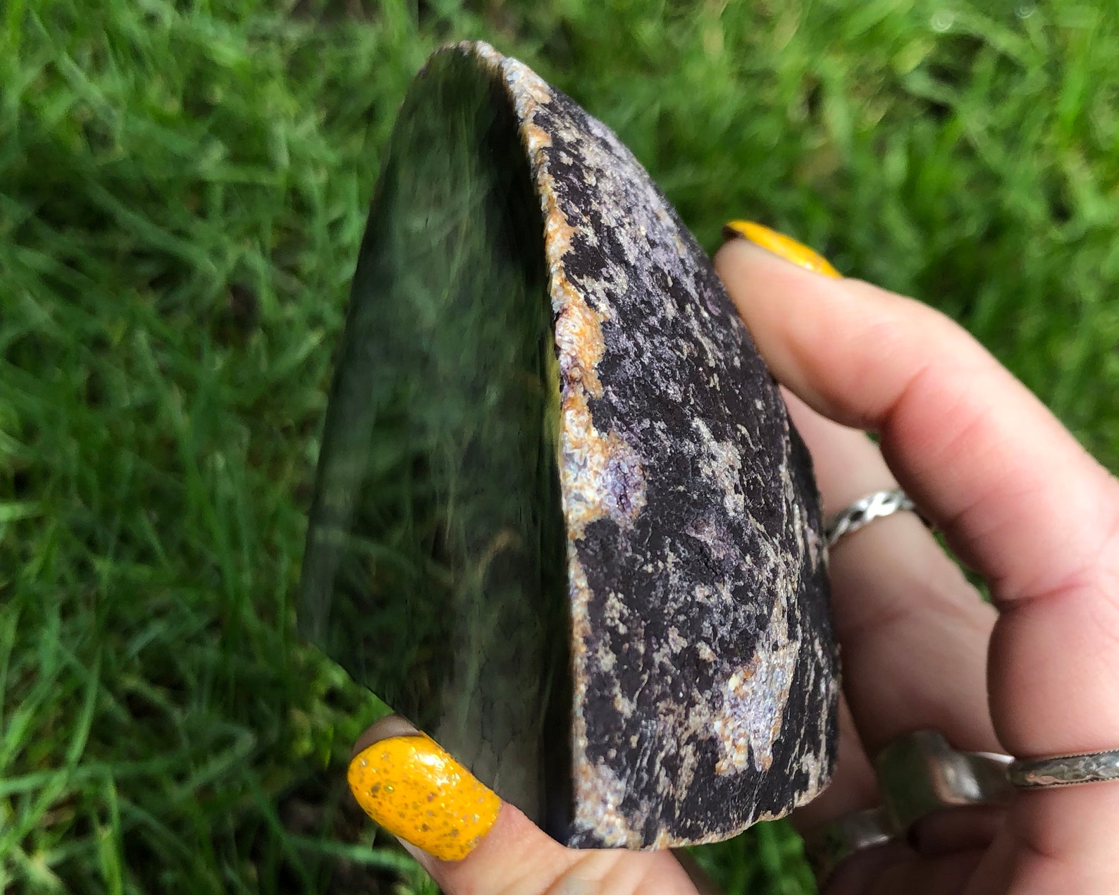 5.1" Purple Agate Geode End Cut / Dyed Polished Standing #2 - Etsy