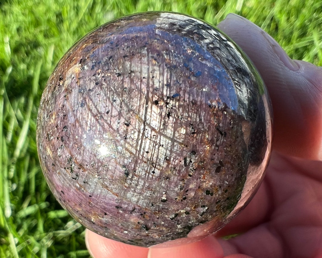 Star Ruby Sphere, Polished Ruby Crystal Ball, Gemstone Gift for Her ...