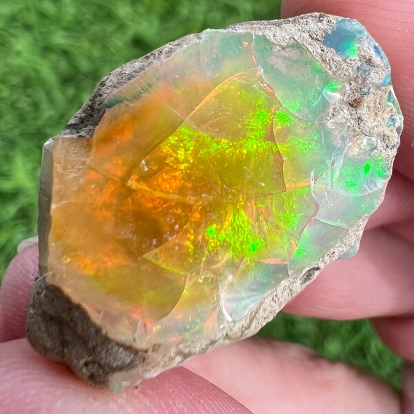 Yellow Opal Stone - Etsy