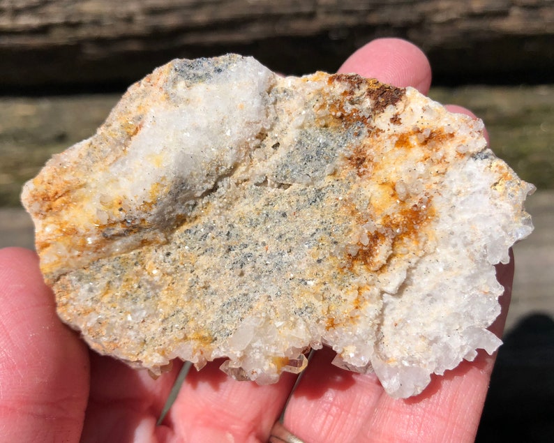 Arkansas Quartz Cluster with Natural Bright Iron 17 | Etsy