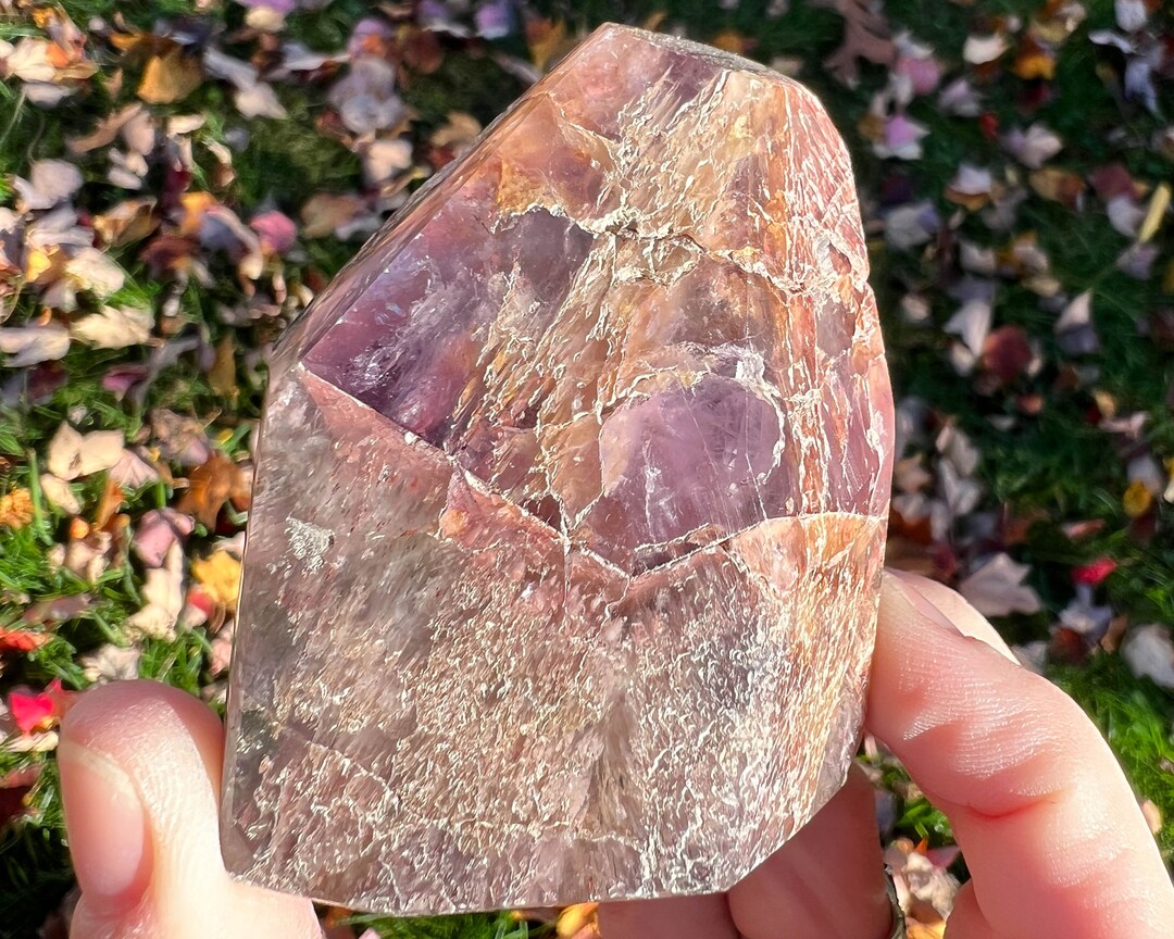 Amethyst With Inclusions From Brazil, Rutile, Pink Hematite, Smoky ...