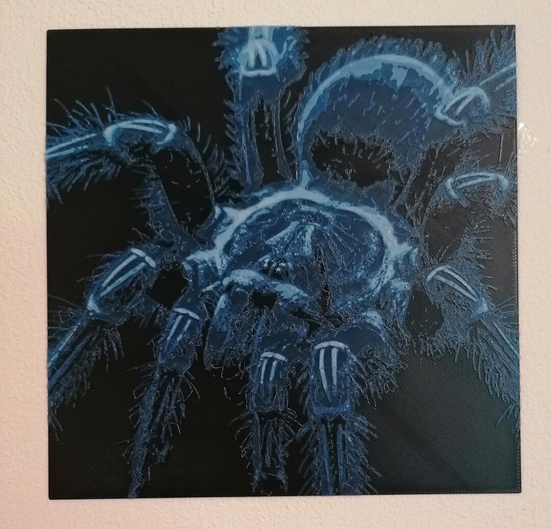 Tarantula Wall Art | Spider Silhouette Decor | Gothic Arachnid Accent ...