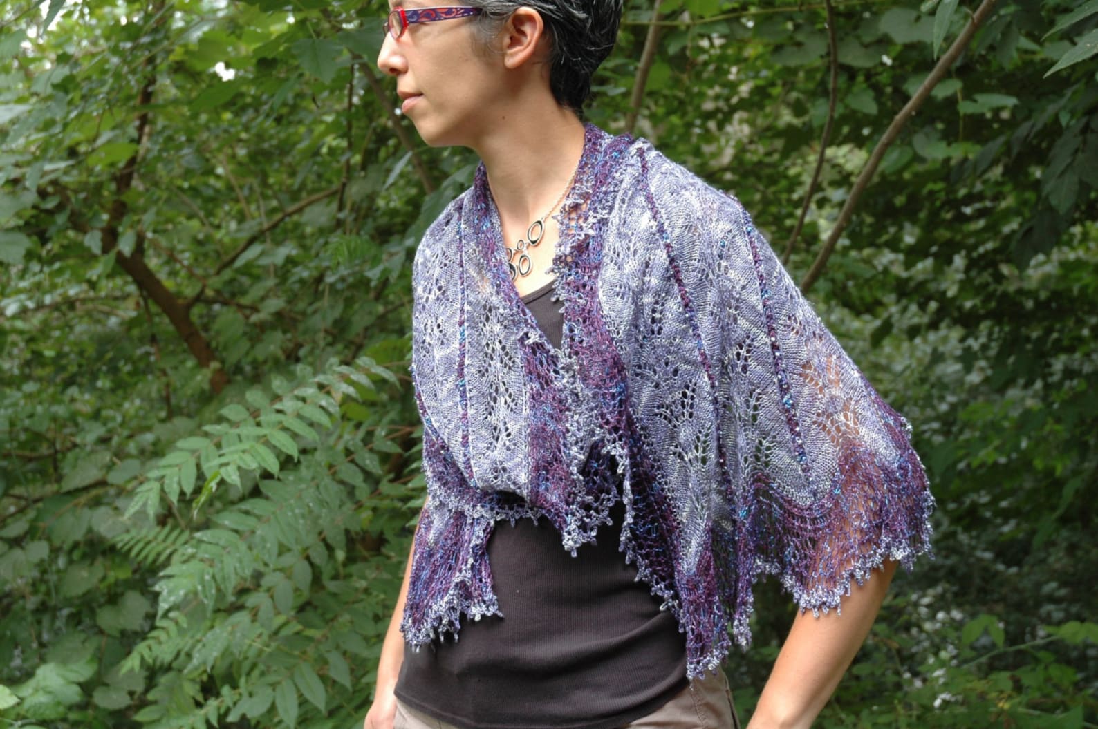Willow Wisp Lace Shawl Knitting Pattern, Beaded, Lacy and Absolutely ...