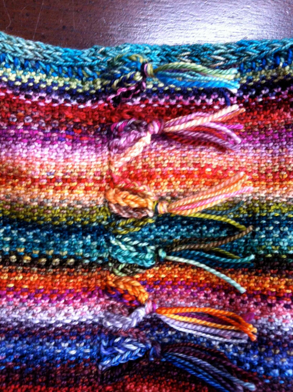 Prism Mobius Cowl, Knitting Pattern, Knit in Round, Fringed Detail ...