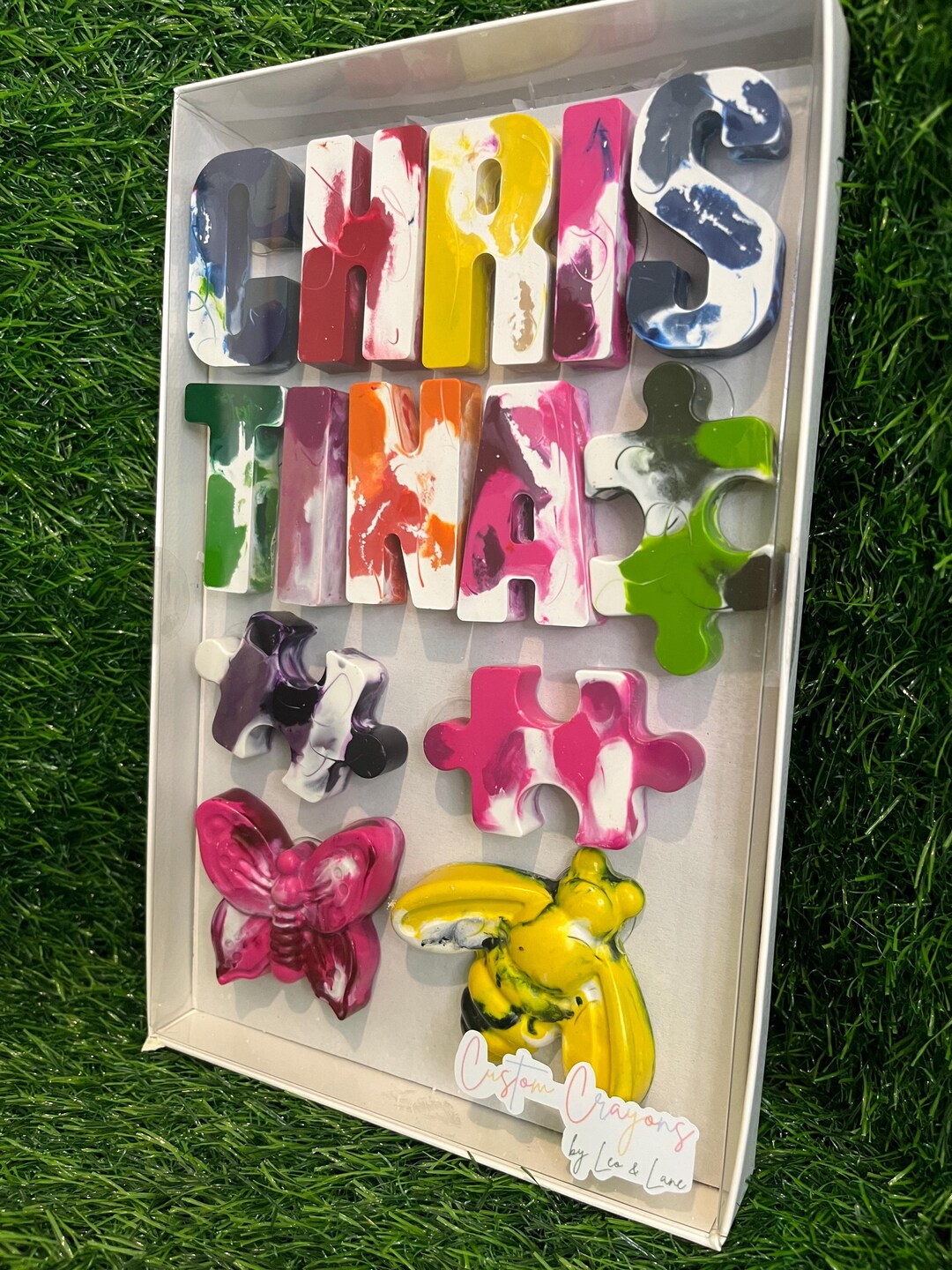 Custom Crayon Box (large) - Etsy