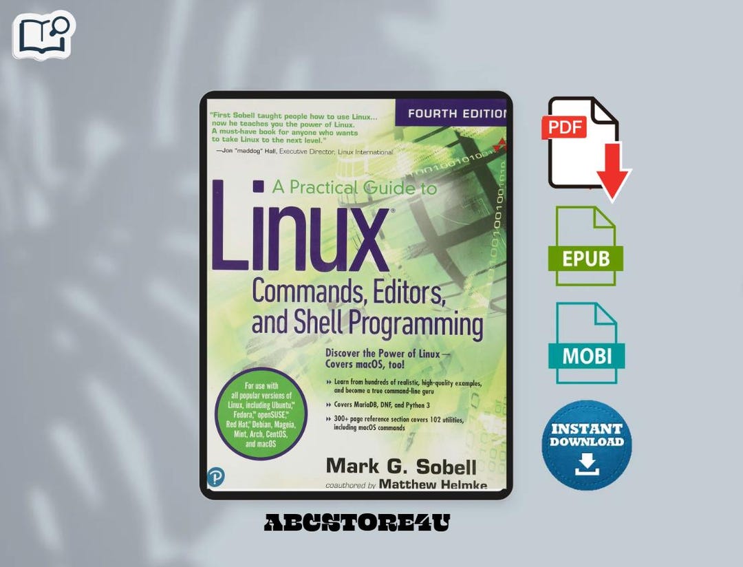 Practical Guide To Linux Commands Editors And Shell Programming 4th 6357