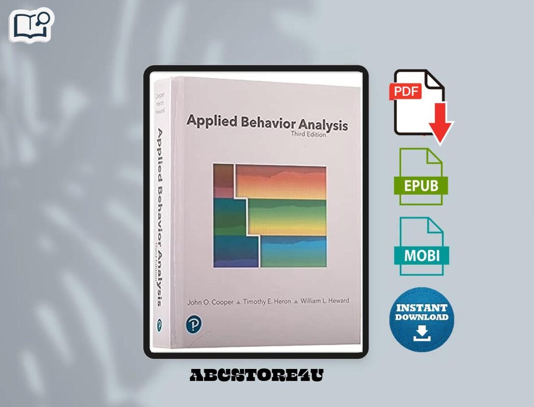 Applied Behavior Analysis 3rd Edition - Etsy