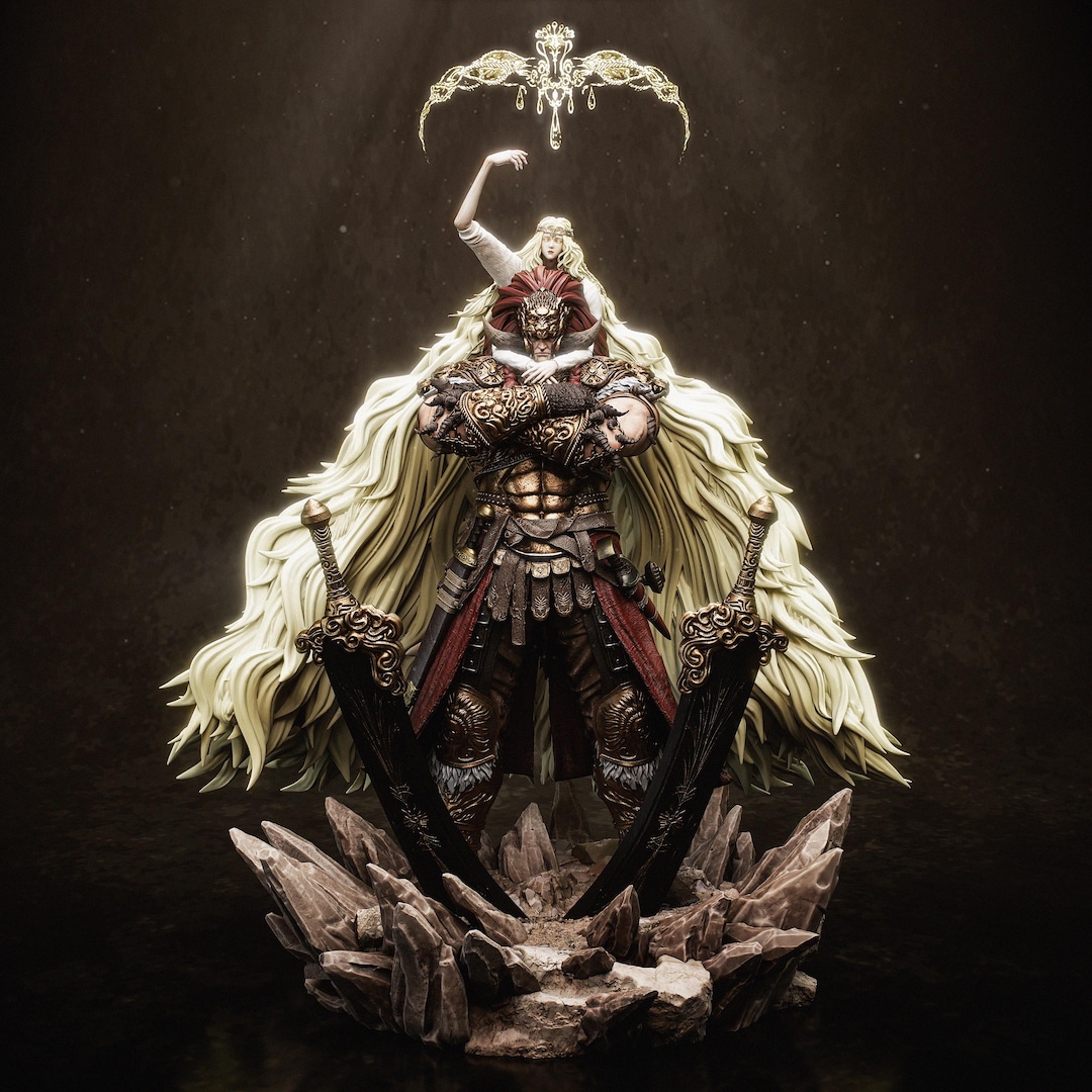 Elden Ring - Radahn & Miquella 3d Printed Model - Unpainted or Painted ...