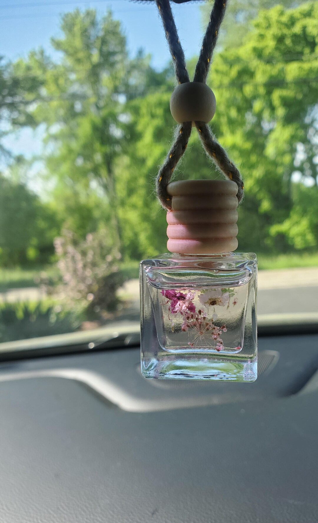 Car Diffuser - Hanging Diffuser - Car Freshener - Car Diffuser - Flower ...