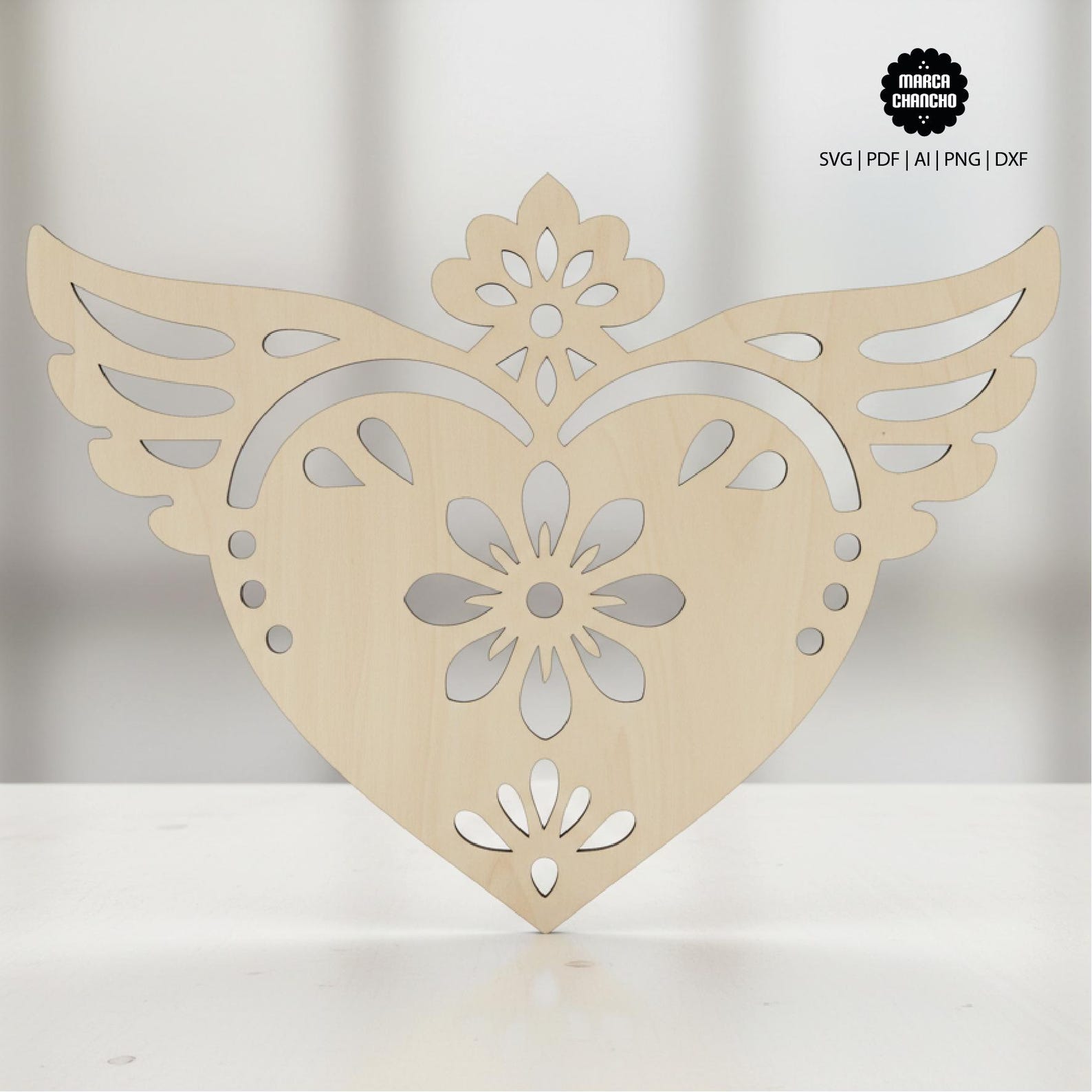 4 Mexican Hearts SVG for Cricut | Papel Picado Style | Talavera Hearts ...