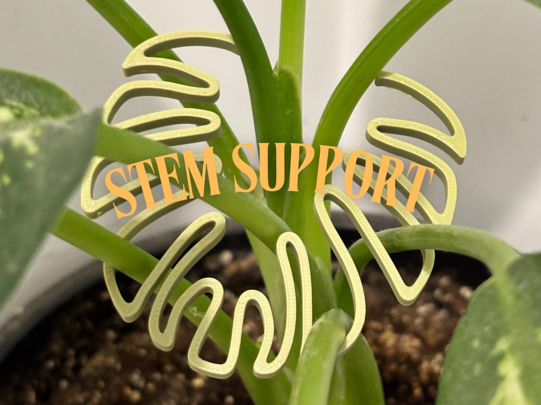 Plant Stem Support, 3D Printed Gardening Accessory, Indoor Plant Stem ...