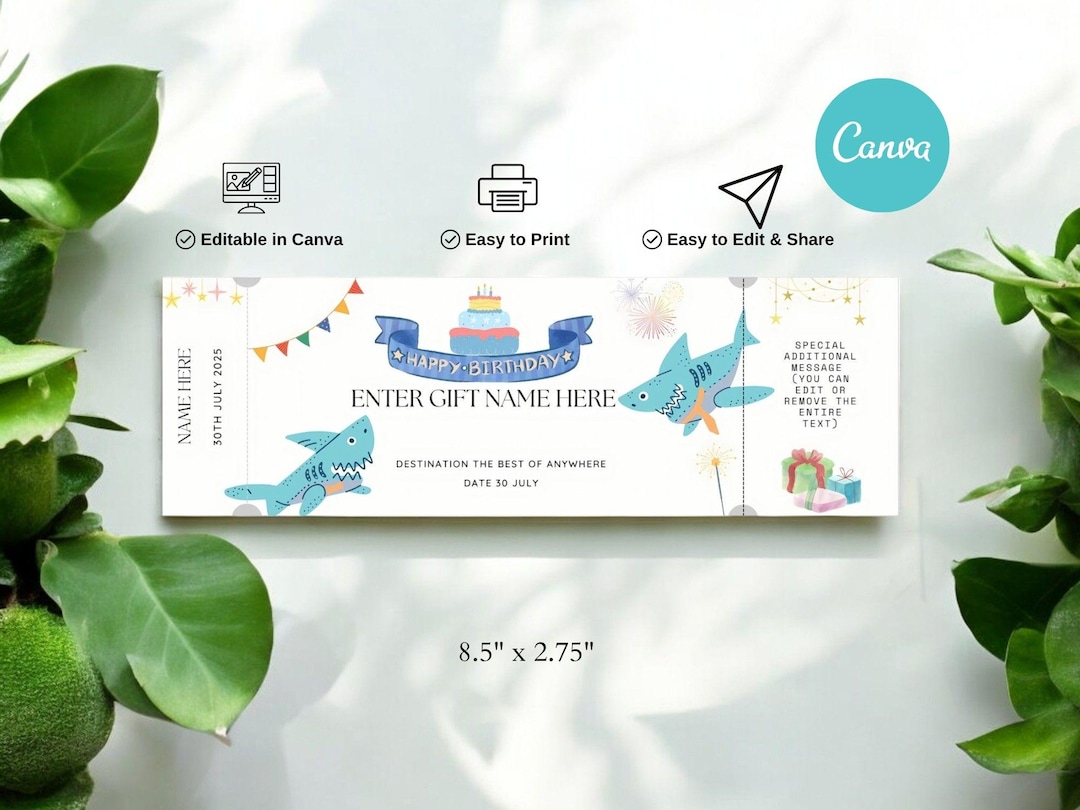 Boarding Pass Birthday Invitation – Editable Birthday Theme Digital ...