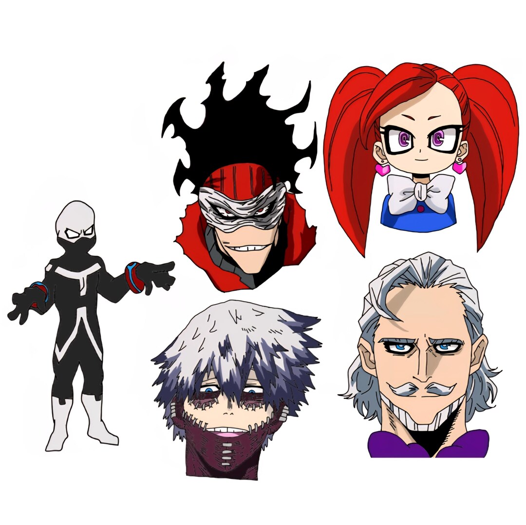 MHA Villains Stickers/magnets - Etsy