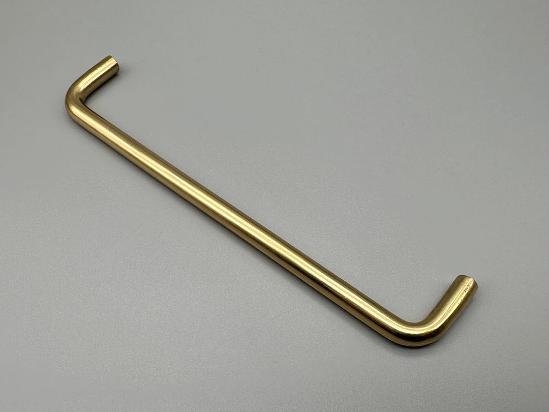 Minimalist Solid Brass Handles - Back Fix Drawer / Cabinet / Door ...