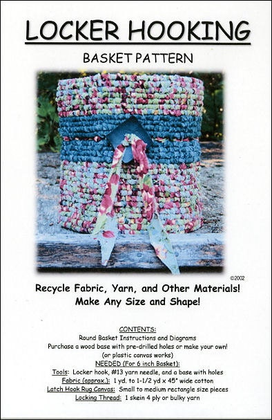 Locker Hooking Basket Epattern-pdf - Etsy