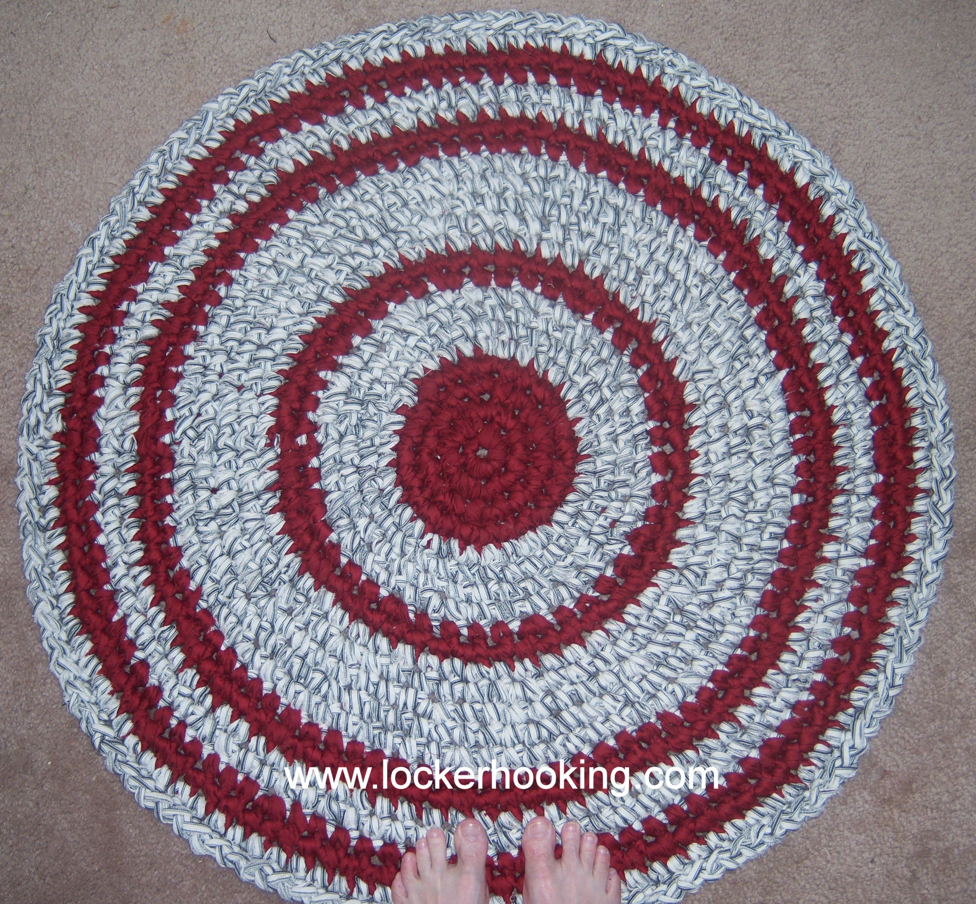 Crochet Round Rag & Yarn Rugs Epattern-pdf - Etsy