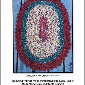 Crochet Oval Rag Rugs Epattern-pdf - Etsy