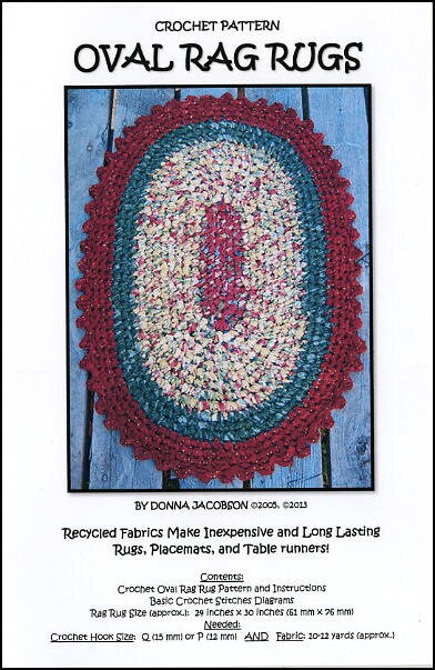 Crochet Oval Rag Rugs Epattern-pdf - Etsy