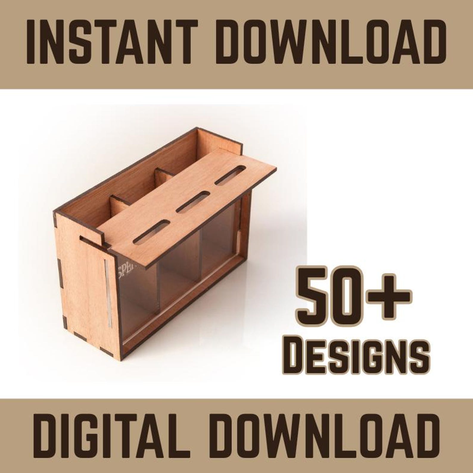 Laser Cut Money Box Templates: 2D & 3D Designs (digital Download) - Etsy