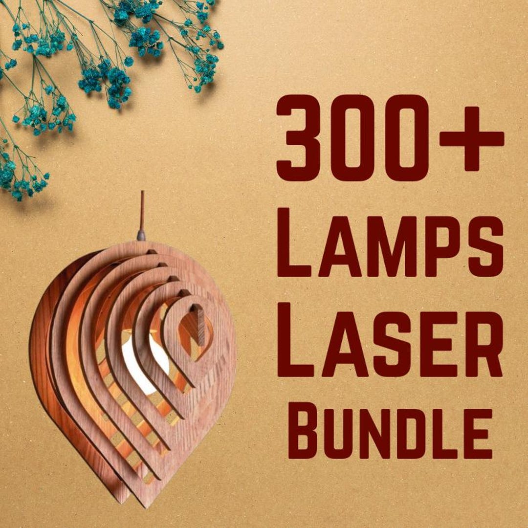 Lamps Laser Cut Files Bundle: 3D & 2D Patterns (digital Download) - Etsy