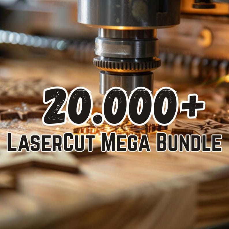 20,000+ Laser Cut Files Mega Bundle: SVG & DXF Designs - Etsy