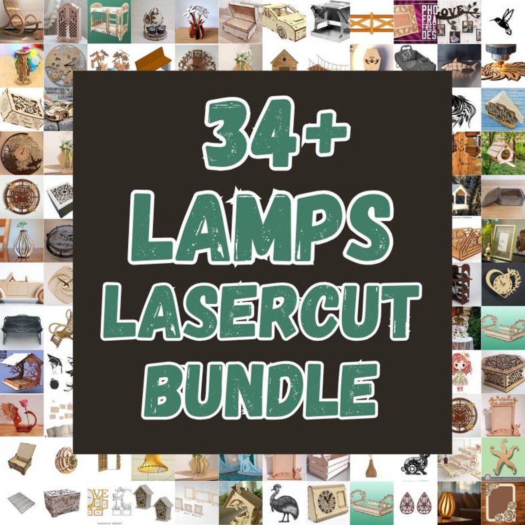 Lamps Laser Cut Files Bundle: 3D & 2D Patterns (digital Download) - Etsy