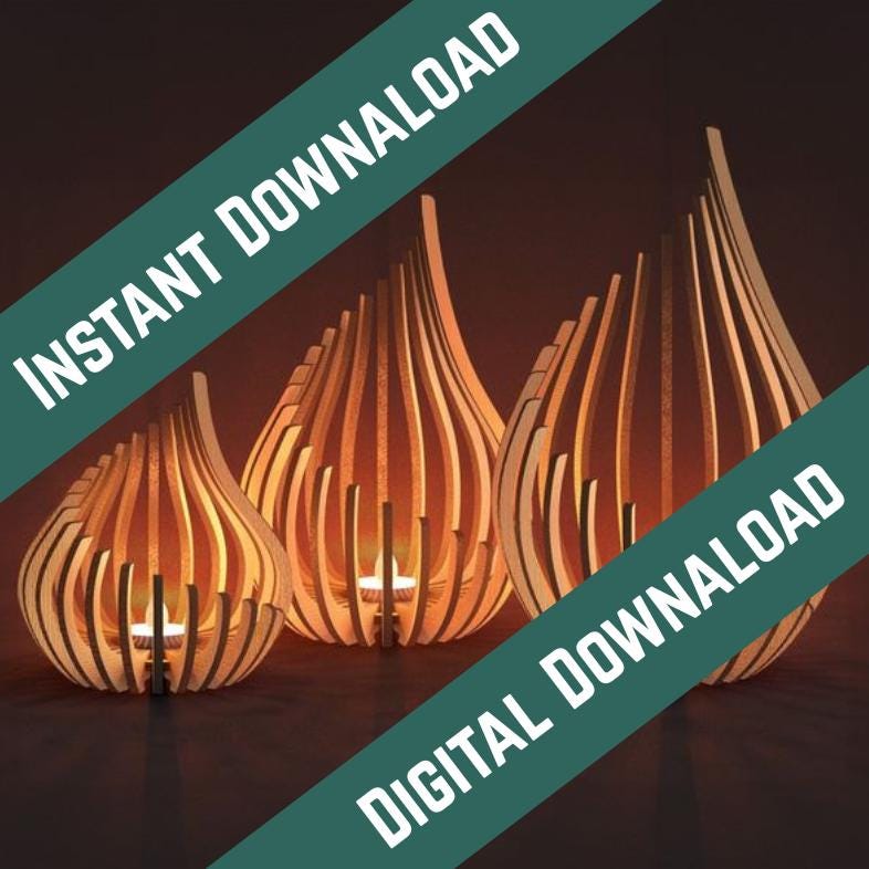 Lamps Laser Cut Files Bundle: 3D & 2D Patterns (digital Download) - Etsy