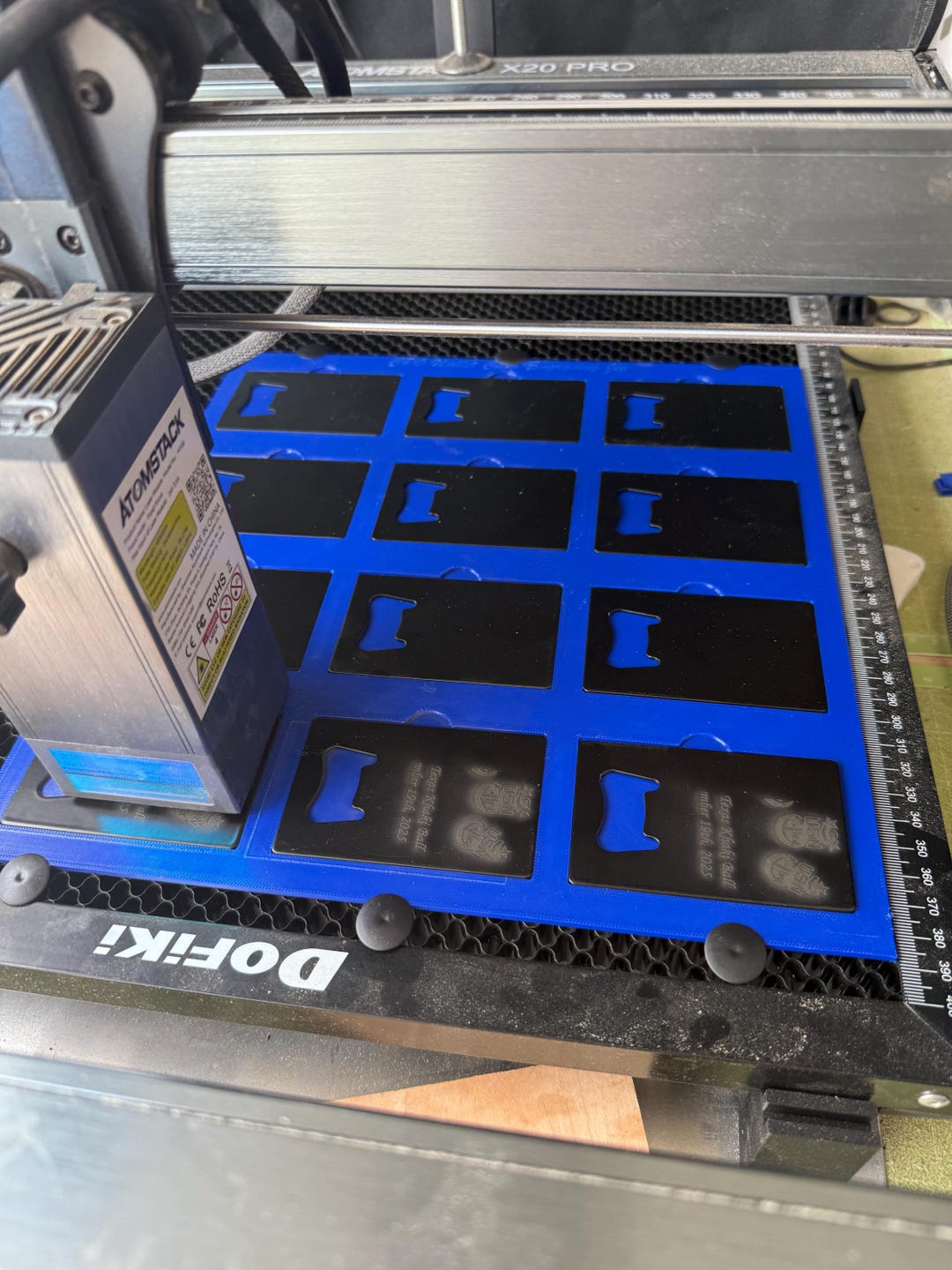 Laser Engraver Wallet Card Engraving Jig - Etsy