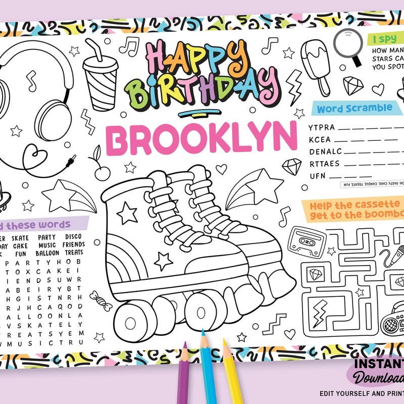 Ice Skates Coloring Pages Printable - Etsy UK