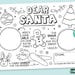 Printable Santa Cookie Tray Placemat | Cookies for Santa Card | Dear ...