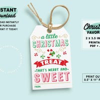 Snowman Christmas Gift Tags, Printable Holiday Favor Tags (PDF File) - Etsy