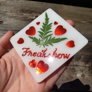Weed Leaf Coaster: Freakshow Weed Plant Leaf Drink Coaster - Etsy
