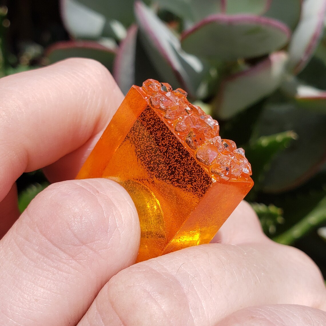 Real Diamonds Dab Ring: Cannabis Concentrate Faux Chunky Weed - Etsy ...