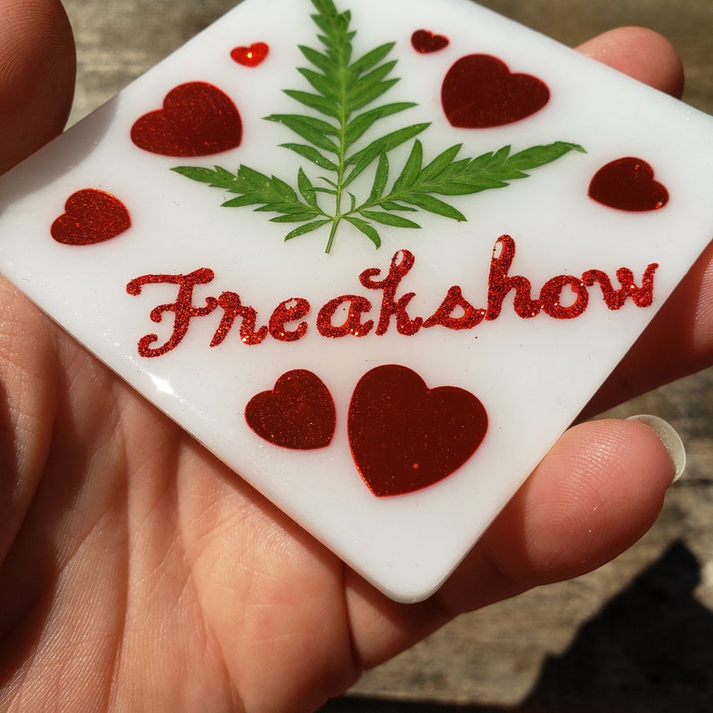 Weed Leaf Coaster: Freakshow Weed Plant Leaf Drink Coaster - Etsy