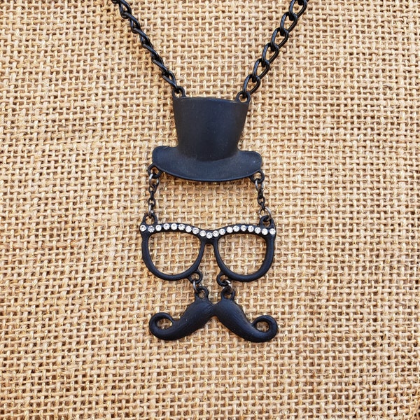 Mustache Necklace - Etsy