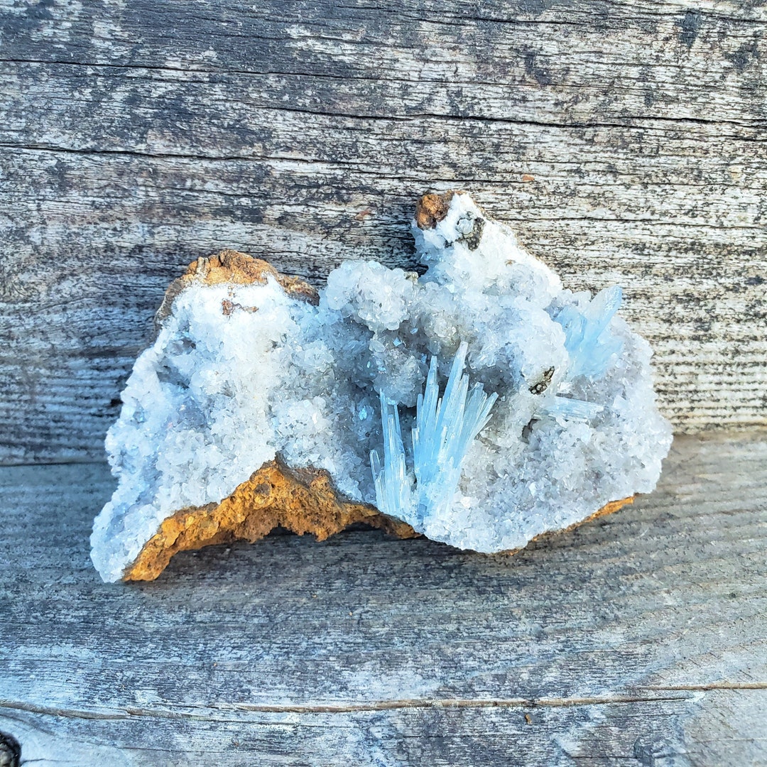 Blue Barite Specimen: 115 Gram RARE New Discovery Large Blue ...