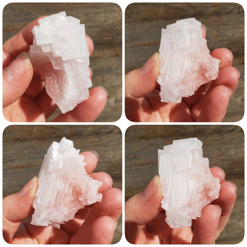 Pink Halite: RARE 29 Grams Light Pink Pastel Pale Pink Cubic Salt ...