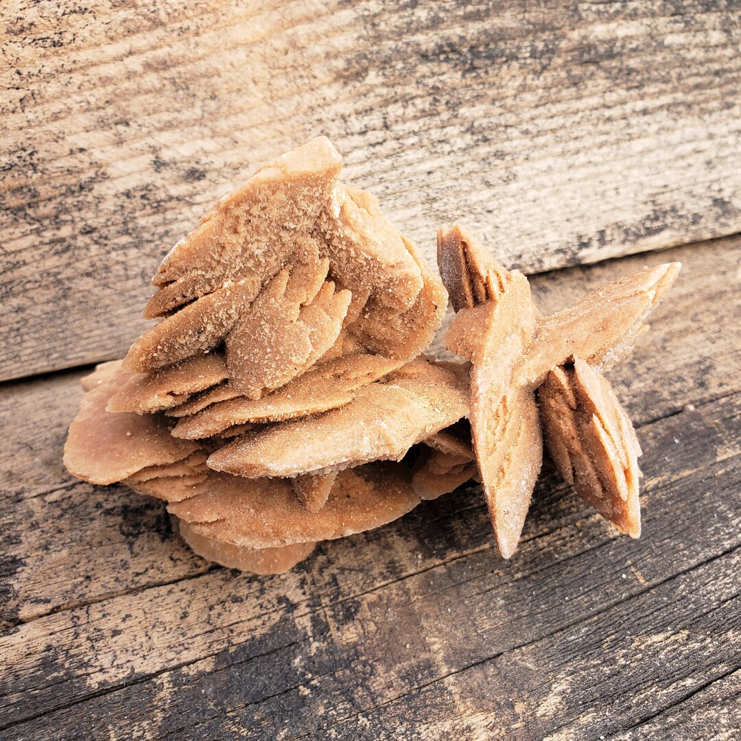 Bladed Barite Rose: Large Sandy Beige Barite Rose Cluster 275 Grams ...