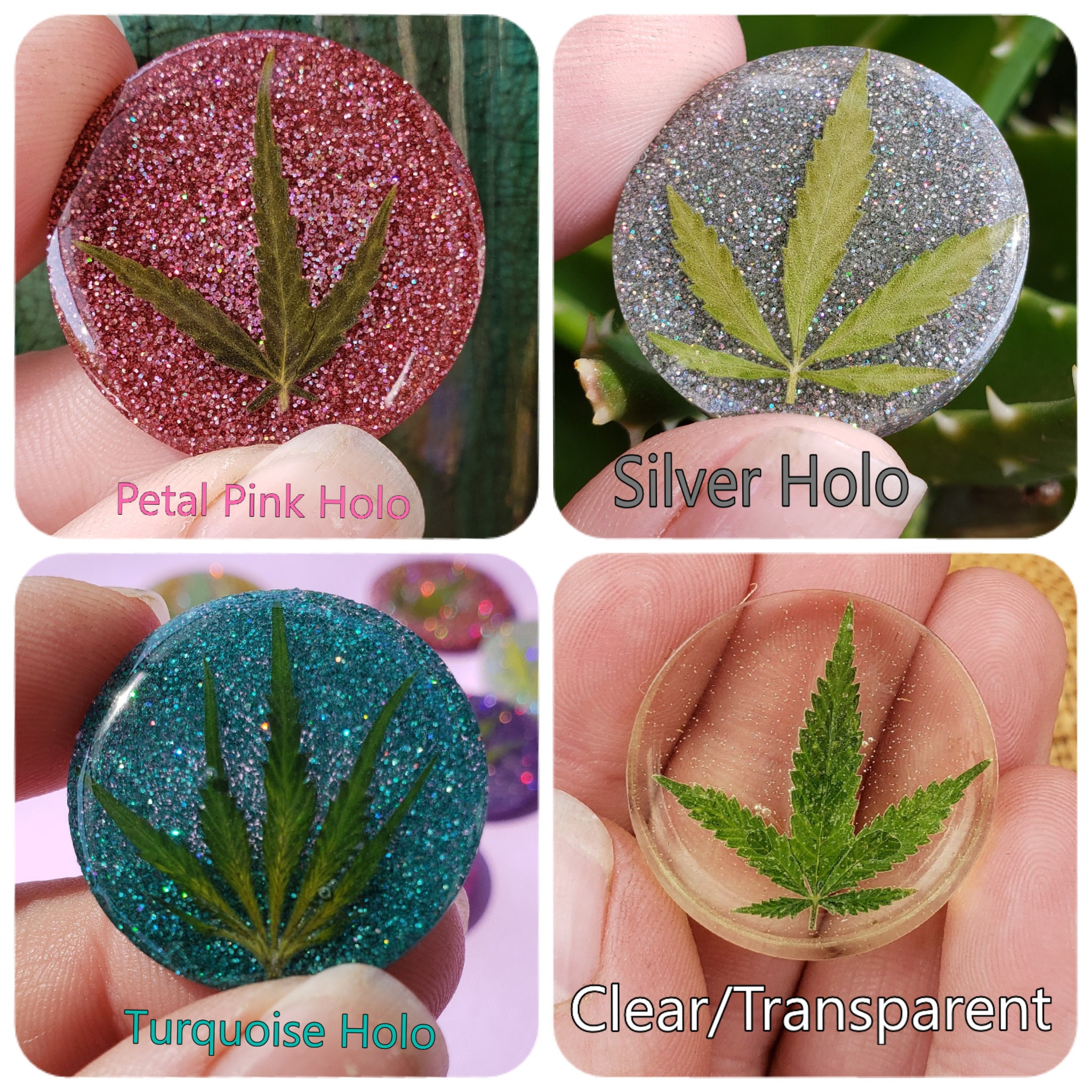 Weed Leaf Necklace: 25 mm Small Pendant Cannabis Pot Leaf & | Etsy