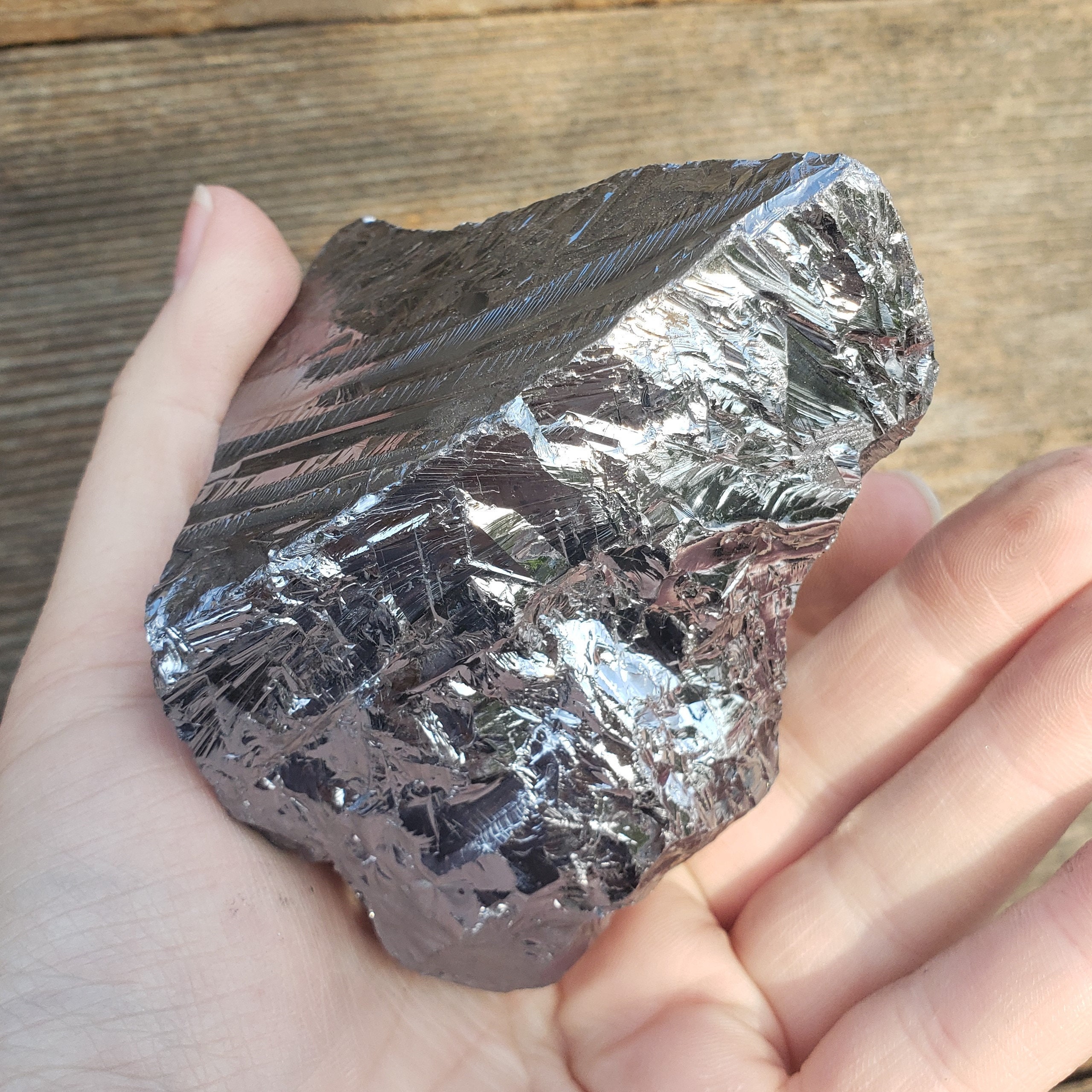 Shiny Silver Rock Identification