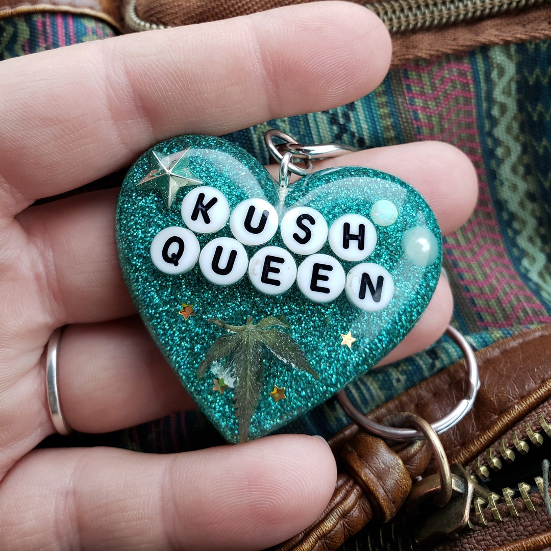 CUSTOM Weed Leaf Keychains: Design Your Own Real Pot Leaf Cannabis ...