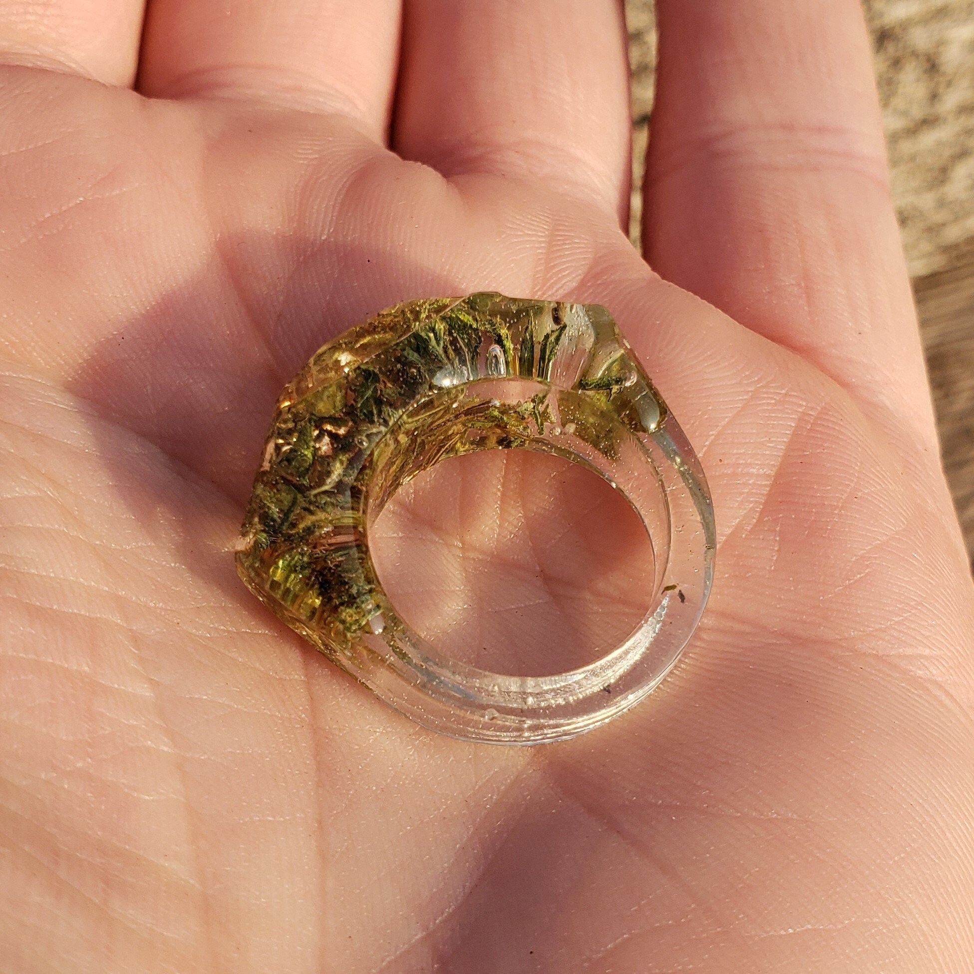 Weed Engagement Ring: Kitschy Cute Custom Weed Filled Cannabis | Etsy