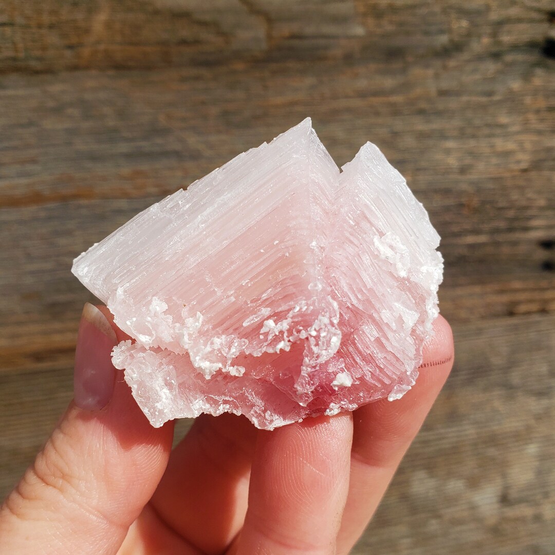 Pink Halite: RARE 42 Grams Light Pink Pastel Pale Pink Cubic Salt ...
