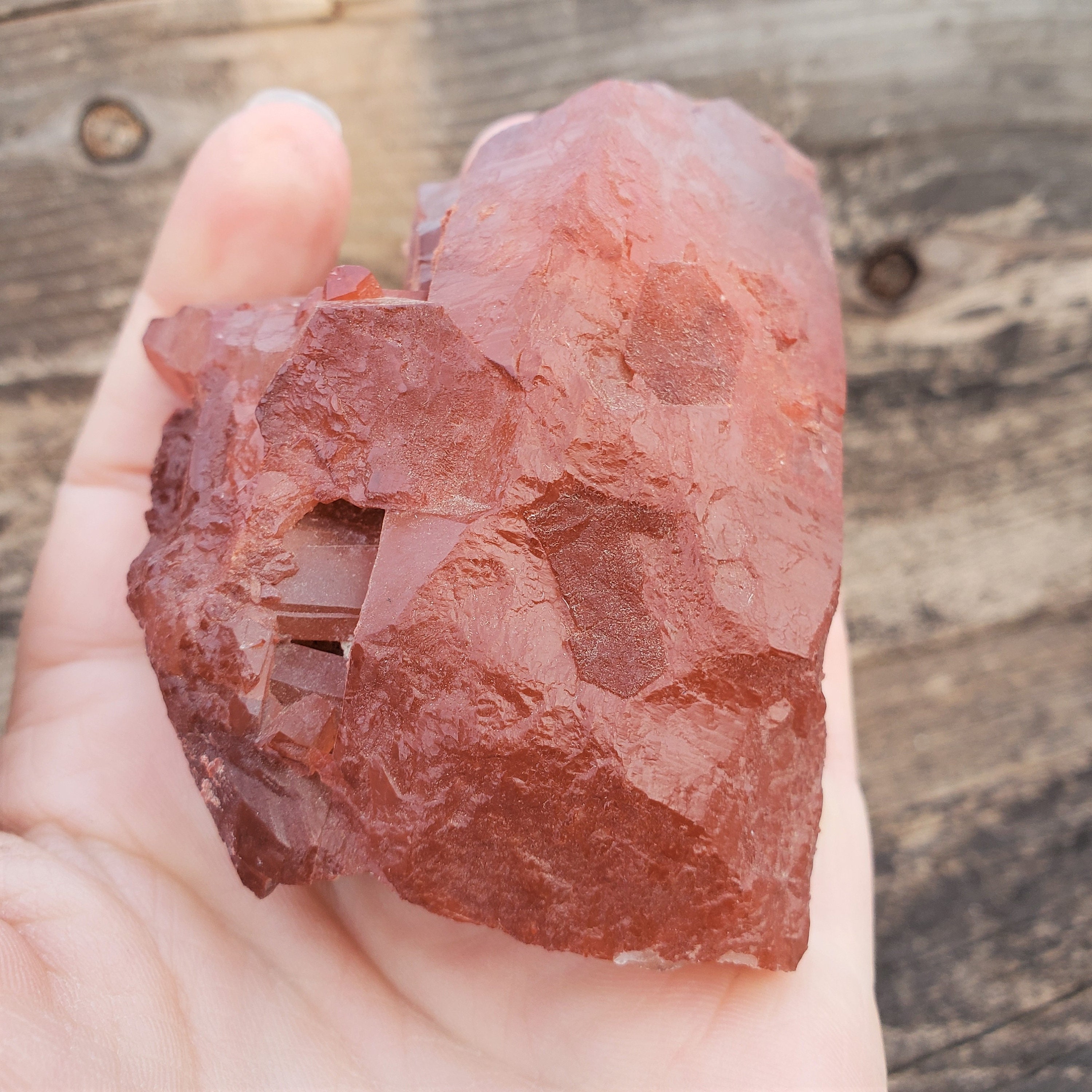 Racimos de cuarzo rojo: Racimos de cristales de cuarzo hematita ...
