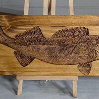 Wooden Fish Wall Hanging - Etsy