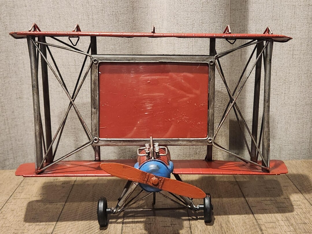 Vintage-style Red Airplane Picture Frame - Etsy