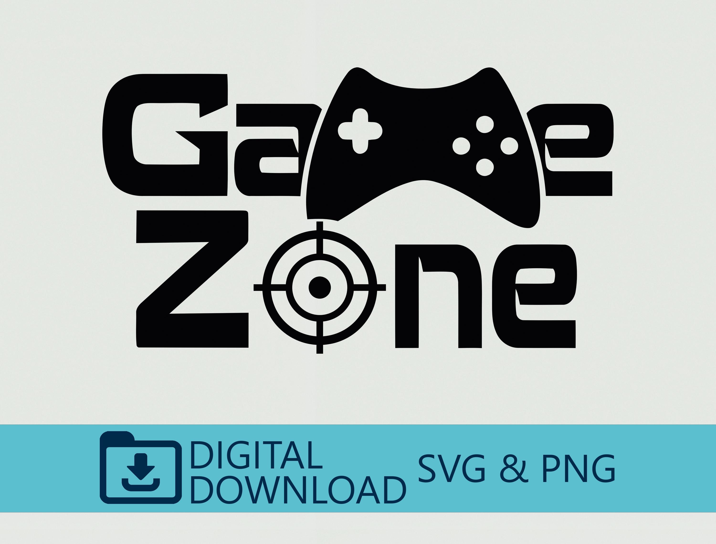 Game Zone SVG PNG Digital Download - Gaming Clipart, Cricut File, Kids ...