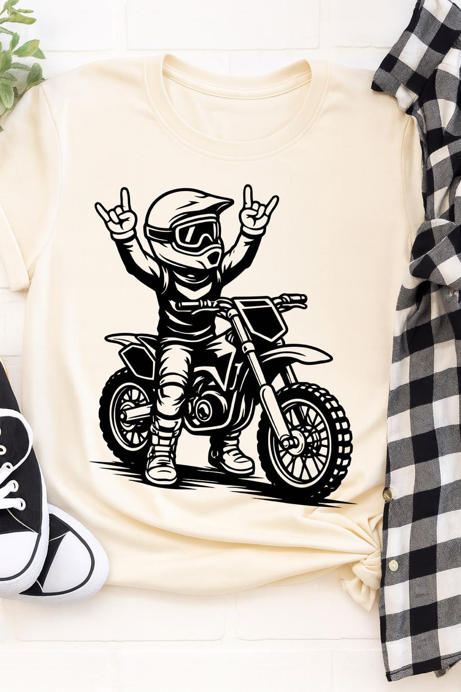 Motocross Rock Hand SVG PNG Digital Download - Dirt Bike Clipart ...
